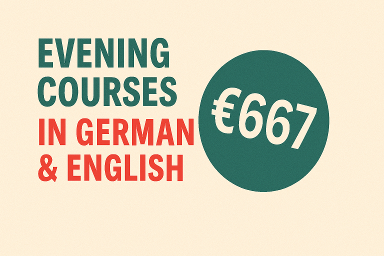 Timetable Evening Courses - Speakeasy Sprachschule Frankfurt
